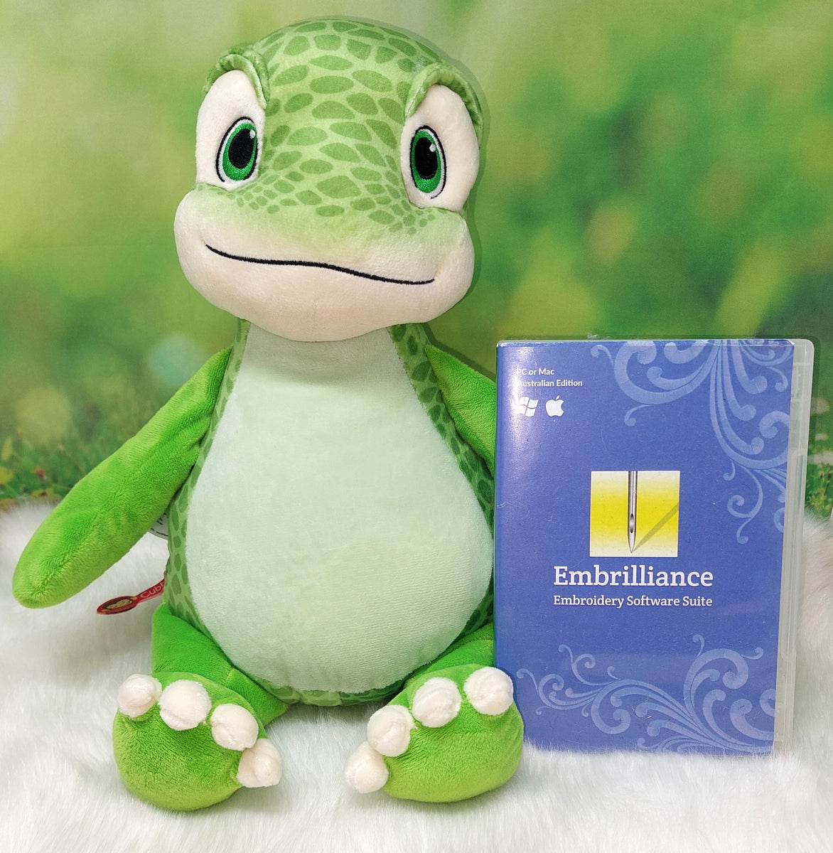 Big Mike the Green Dinosaur Cubbie – Beary Nice NZ