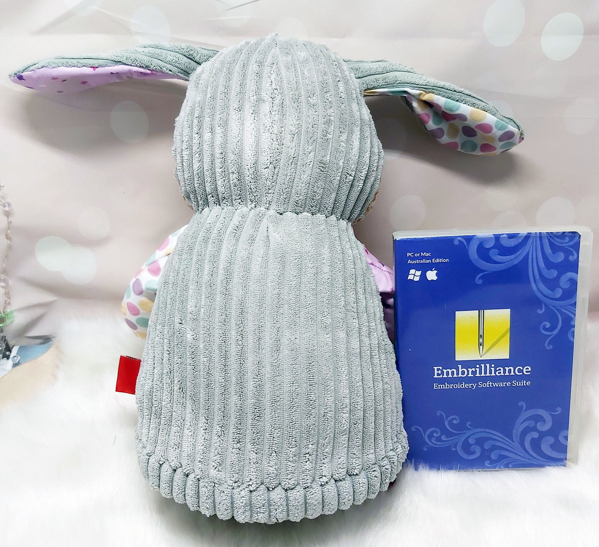 Bubblegum Harlequin Cubbie Bunny – Beary Nice NZ