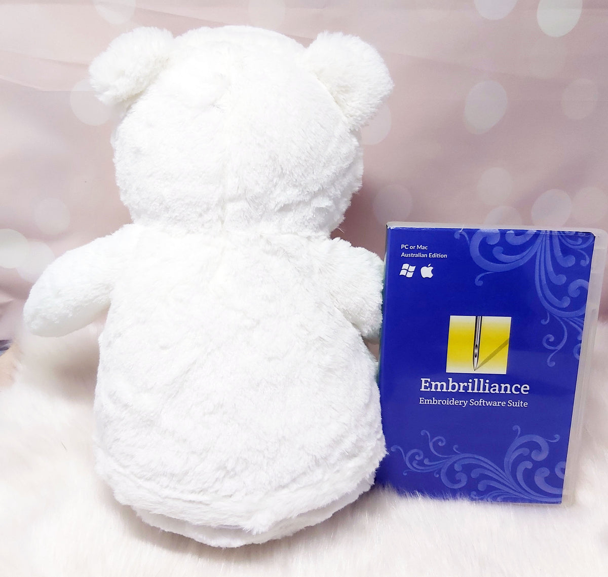 Cubbyford the Red Nosed White Cubbies Bear – Beary Nice NZ